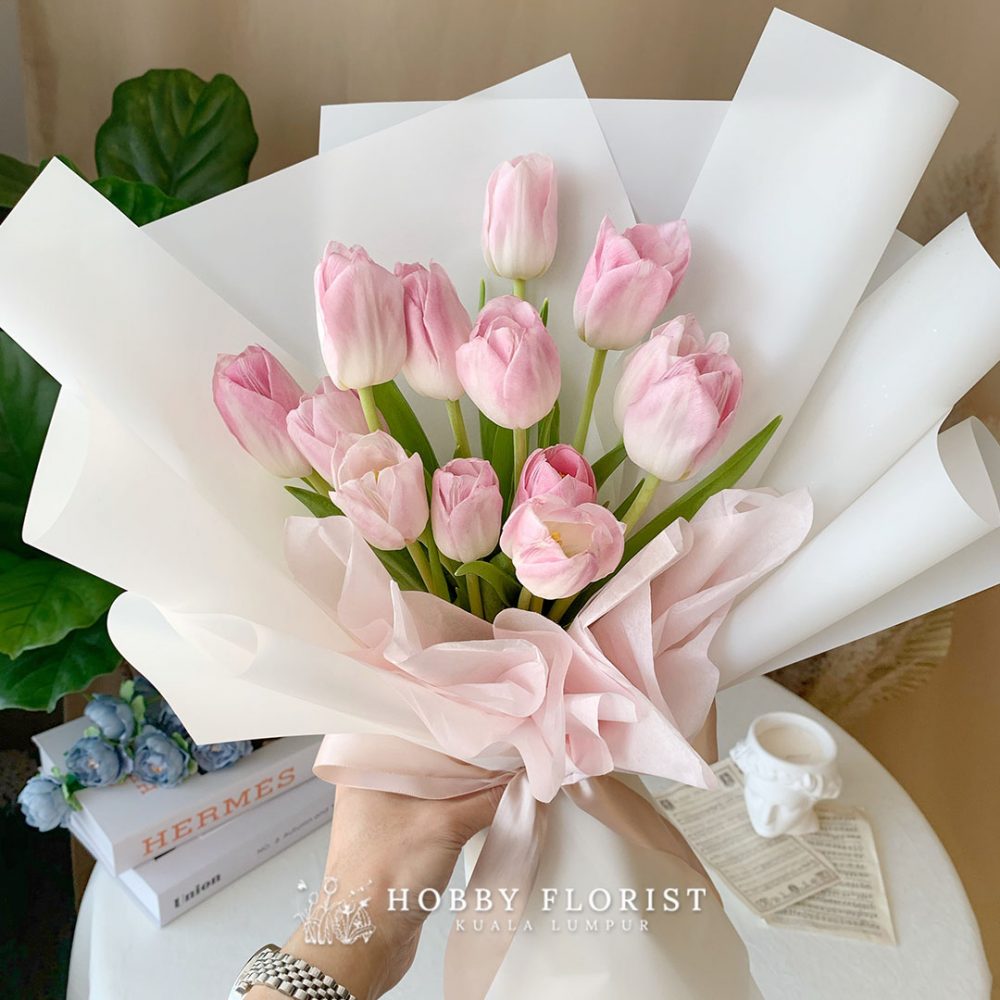Madeline | Tulip Bouquet | Delivery Kuala Lumpur - Hobby Florist KL