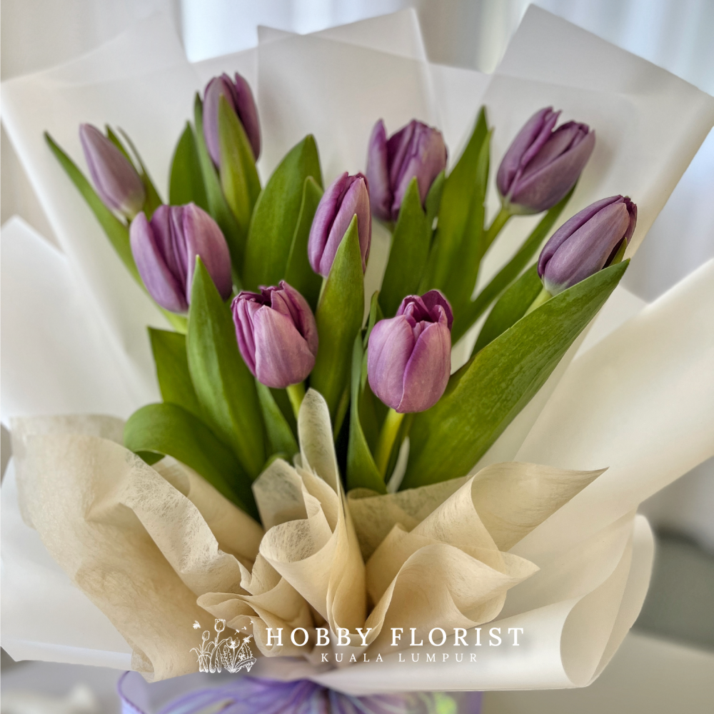 Emilie | Tulip Bouquet | Flower Delivery Kuala Lumpur - Hobby Florist KL