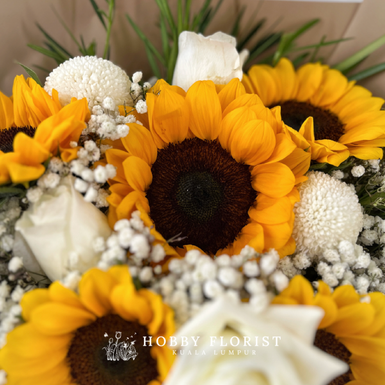 Marley | Elegant Sunflower Bouquet Malaysia - Hobby Florist KL