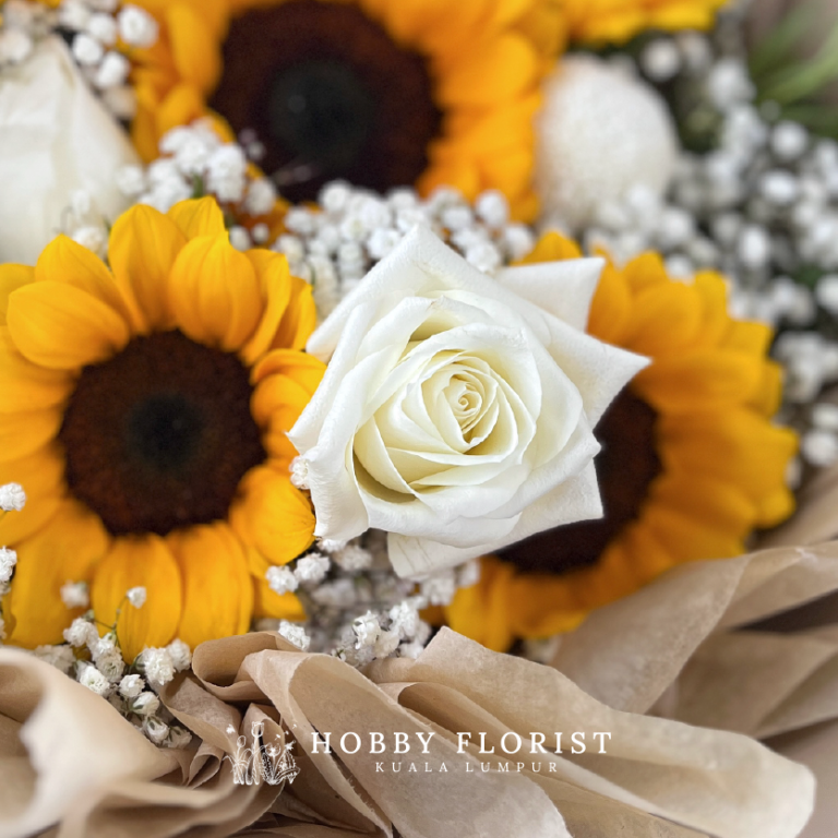 Marley | Elegant Sunflower Bouquet Malaysia - Hobby Florist KL