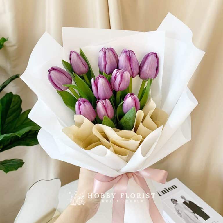 Emilie | Tulip Bouquet | Flower Delivery Kuala Lumpur - Hobby Florist KL