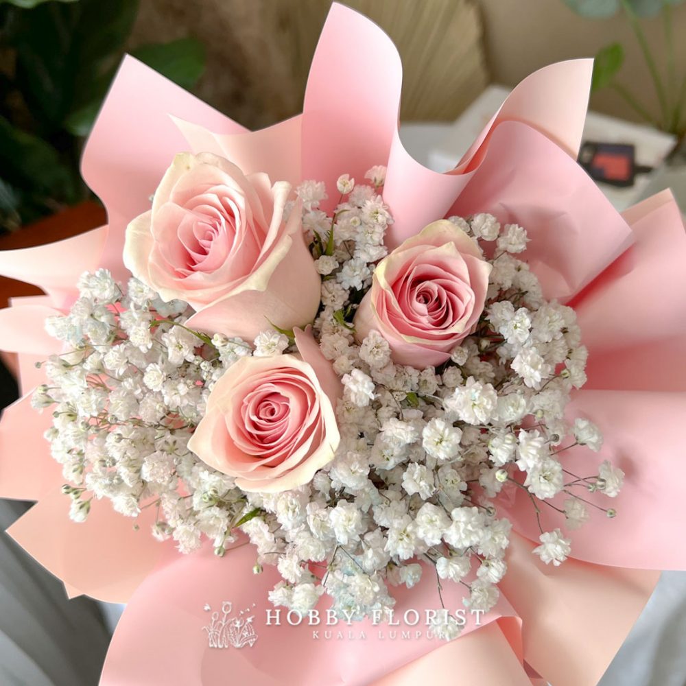 Melody | Rose Bouquet | Flower Delivery Kuala Lumpur - Hobby Florist KL