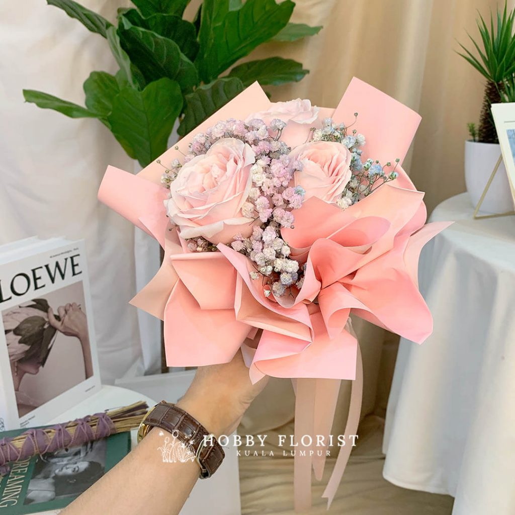 Melody | Rose Bouquet | Flower Delivery Kuala Lumpur - Hobby Florist KL