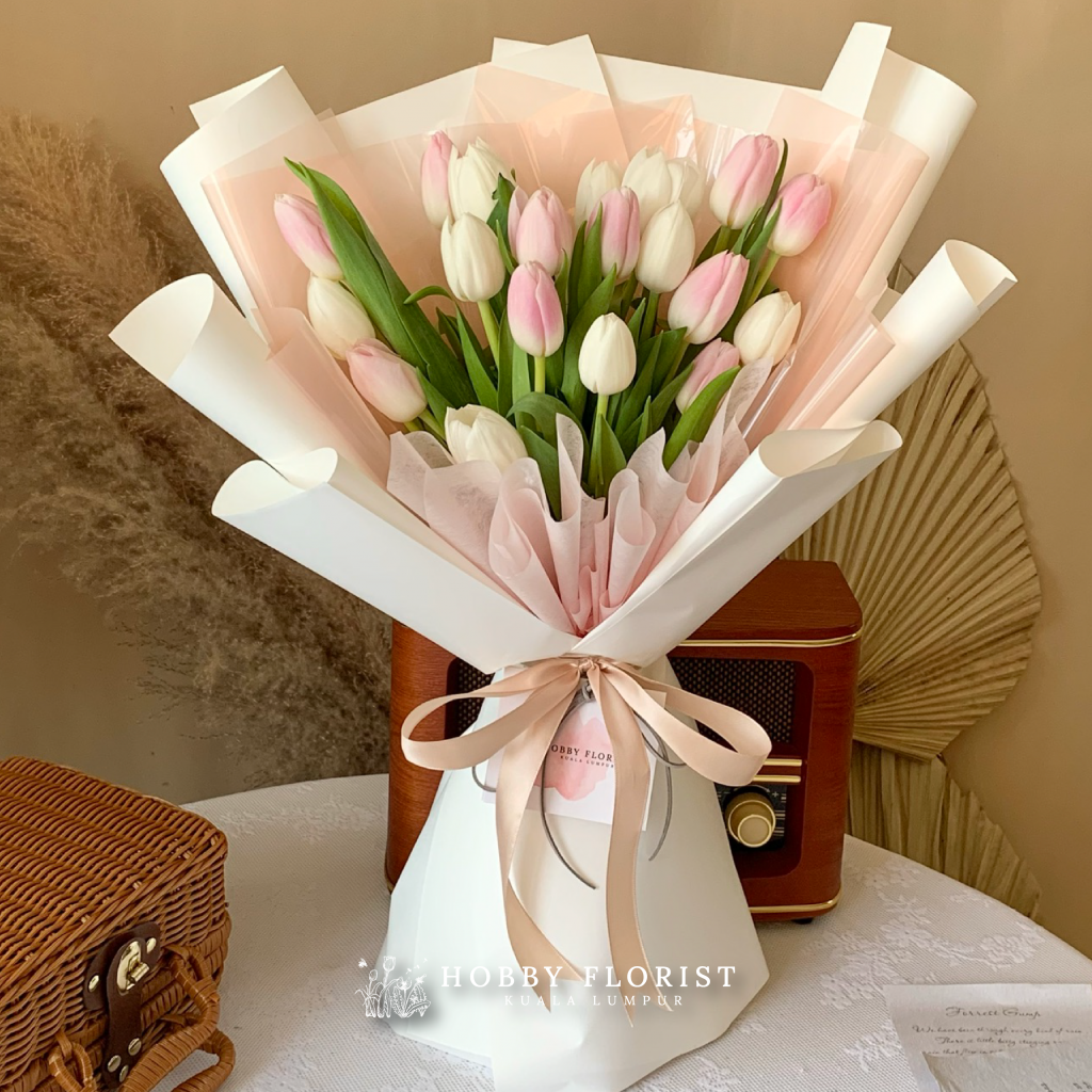 Lisa | Tulip Bouquet | Flower Delivery Kuala Lumpur - Hobby Florist KL