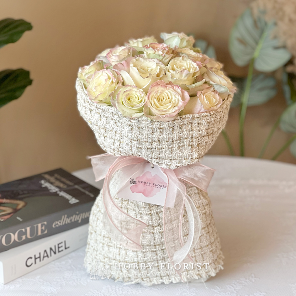 Chanel Bouquet | Flower Delivery Kuala Lumpur - Hobby Florist KL