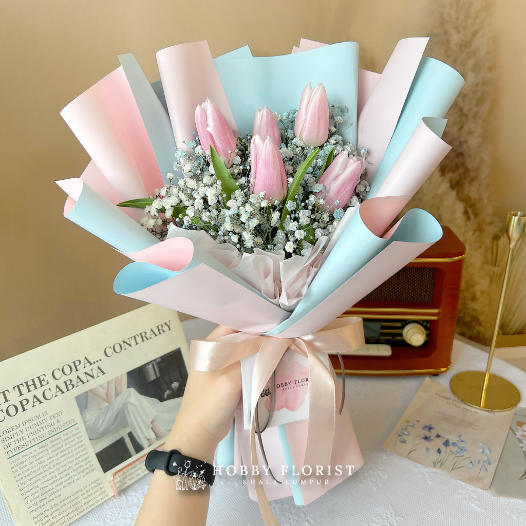 Vicky Mini | Tulip Bouquet | Flower Delivery KL - Hobby Florist KL
