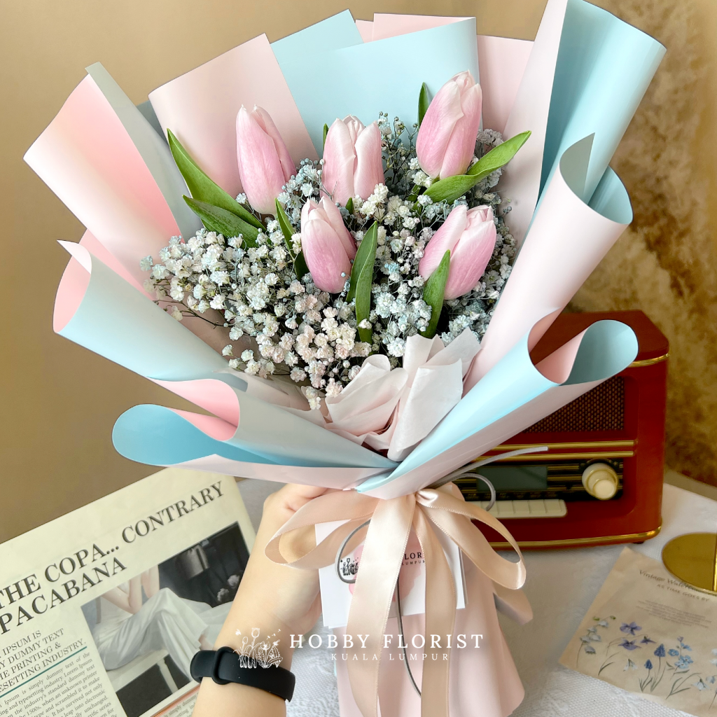 Vicky Mini | Tulip Bouquet | Flower Delivery KL - Hobby Florist KL
