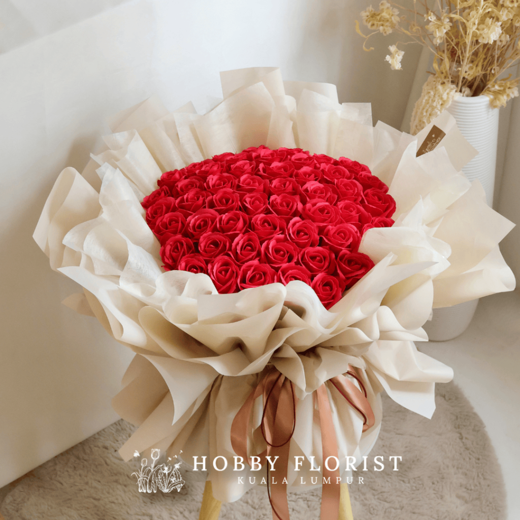 Zoe | Rose Bouquet | Flower Delivery Kuala Lumpur - Hobby Florist KL
