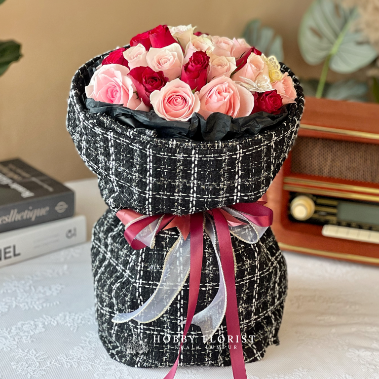 Chanel Bouquet | Flower Delivery Kuala Lumpur - Hobby Florist KL