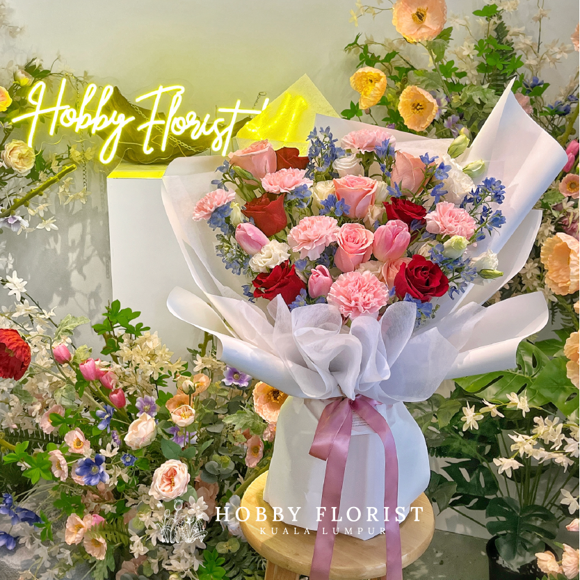 Angelica | Garden's Bouquet | Delivery Klang Valley - Hobby Florist KL