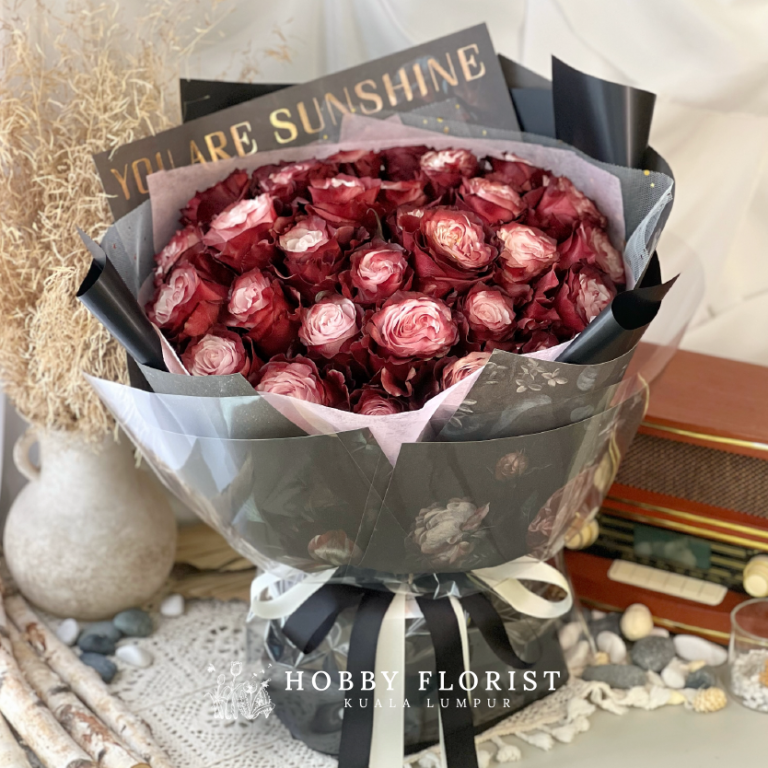 Everett | Rose Bouquet | Delivery Kuala Lumpur - Hobby Florist KL